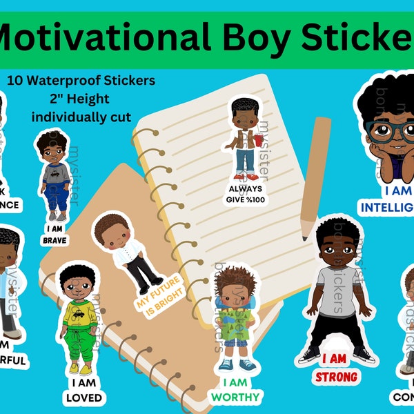 Motivational African American Stickers - Etsy