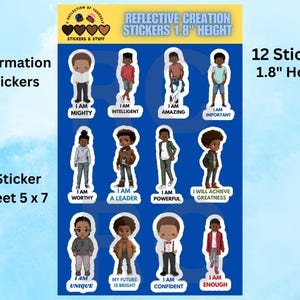 Inspirational Stickers African American Black Girl Magic Stickers ...