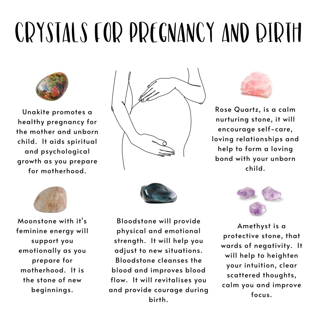 Pregnancy and Birth Crystal Set Baby Shower Gift Mum to Be Present ...