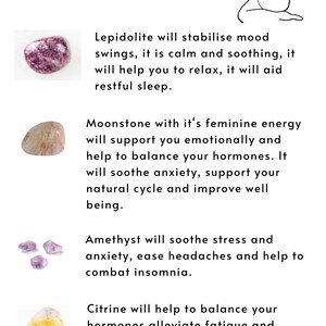 Menopause Support Crystal Gift Set Crystals for Menopause Symptom ...