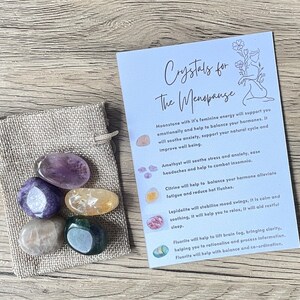 Menopause Support Crystal Gift Set Crystals for Menopause Symptom ...