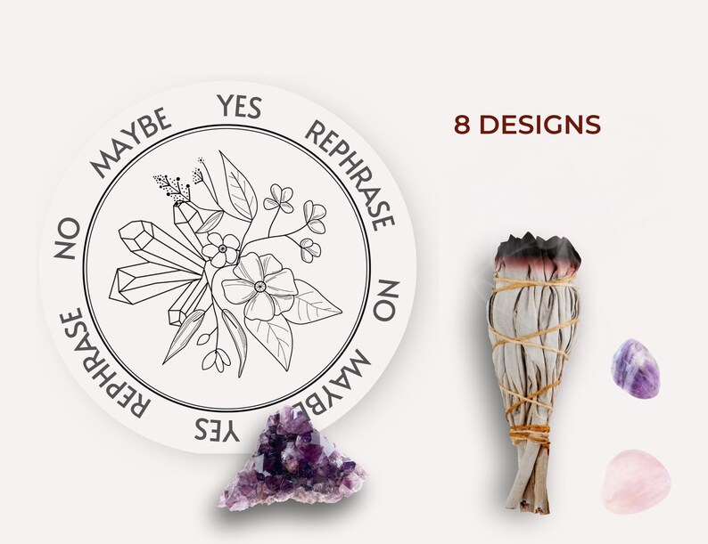 Pendulum Boards 8 Printable Pendulum Boards and Guide - Etsy