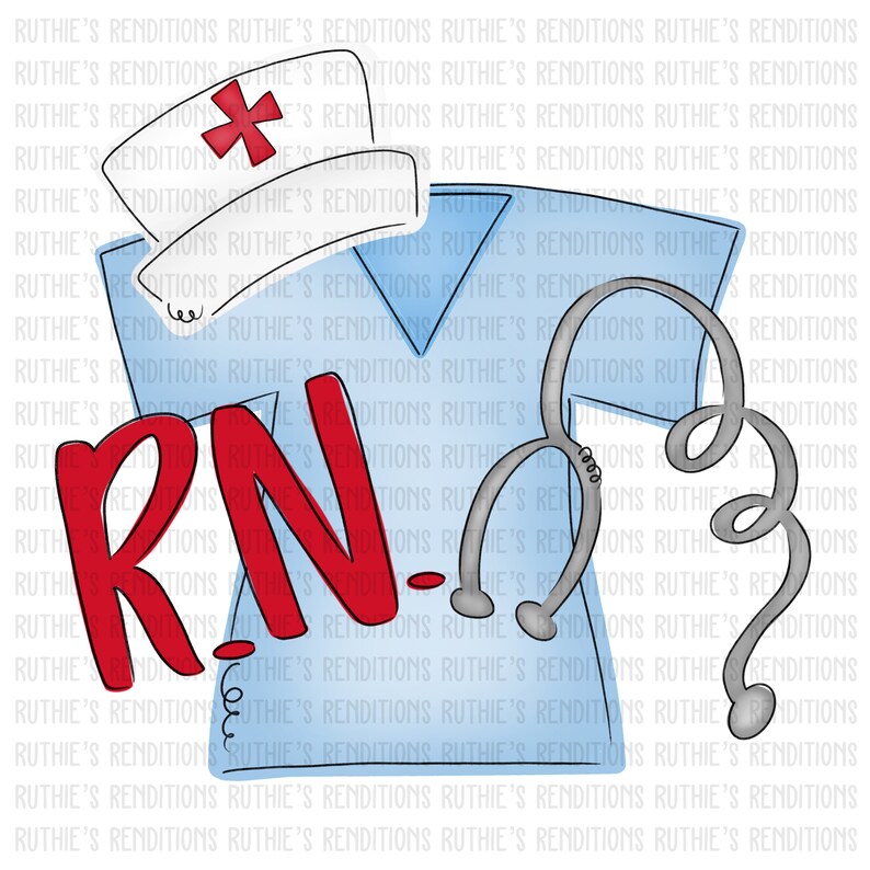 RN Design PNG Digital Design Sublimation Printed Transfer - Etsy