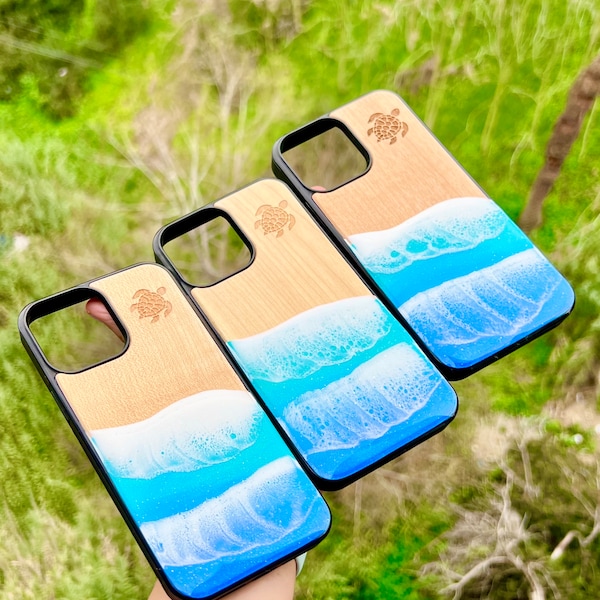 Blue Wave Phone Case - Etsy
