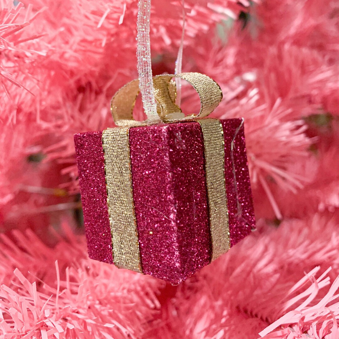 Set of 3 Miniature Present Ornament - Etsy