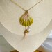 Sunrise Shell Necklace With Freshwater Pearl and Coral Sunrise Shell ...