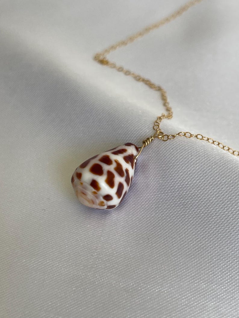Hawaiian Shell Necklace. Shell Jewely. 14k Gold Filled Shell Necklace ...