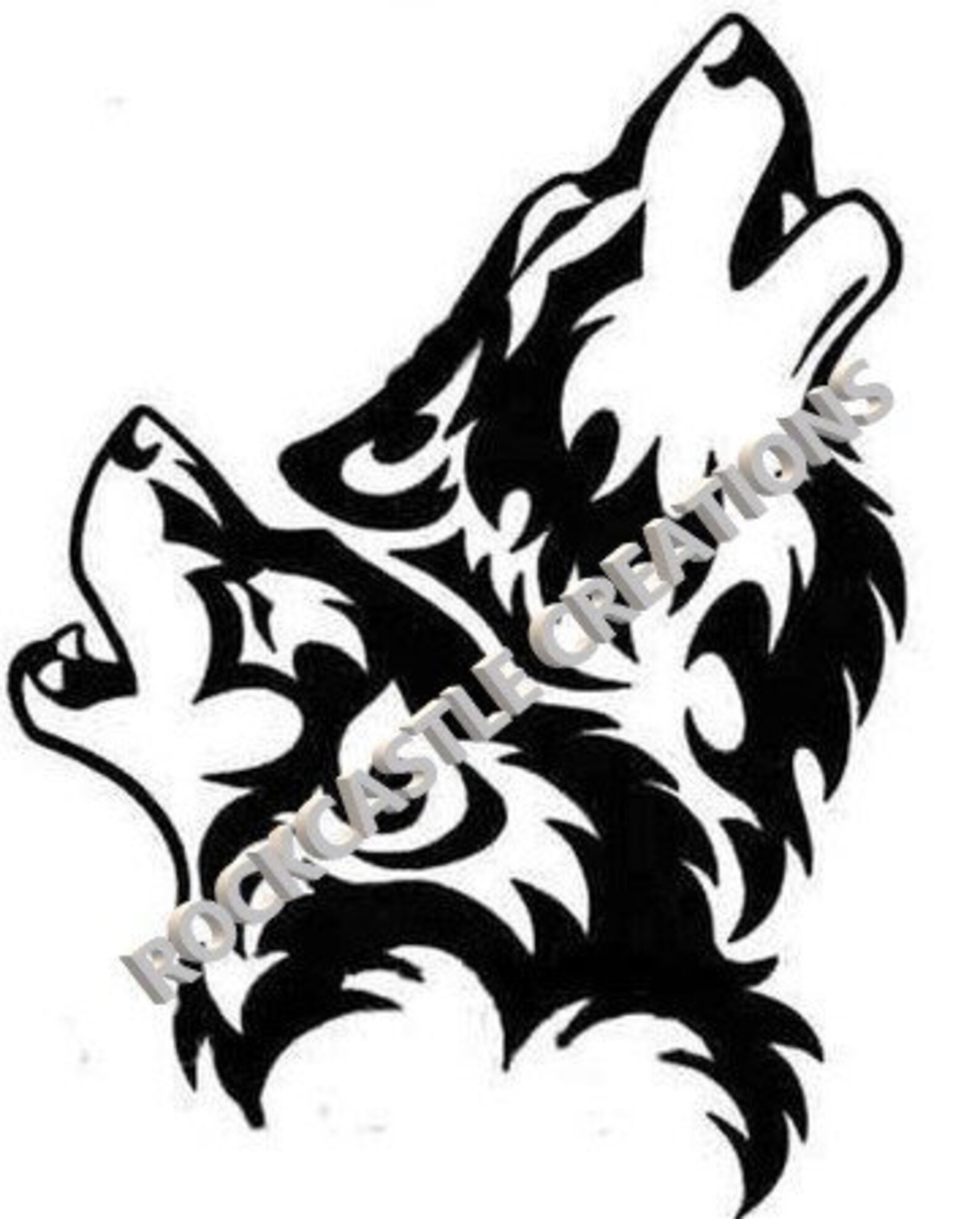 Howling Wolves SVG, DXF, PNG Cutting File - Etsy