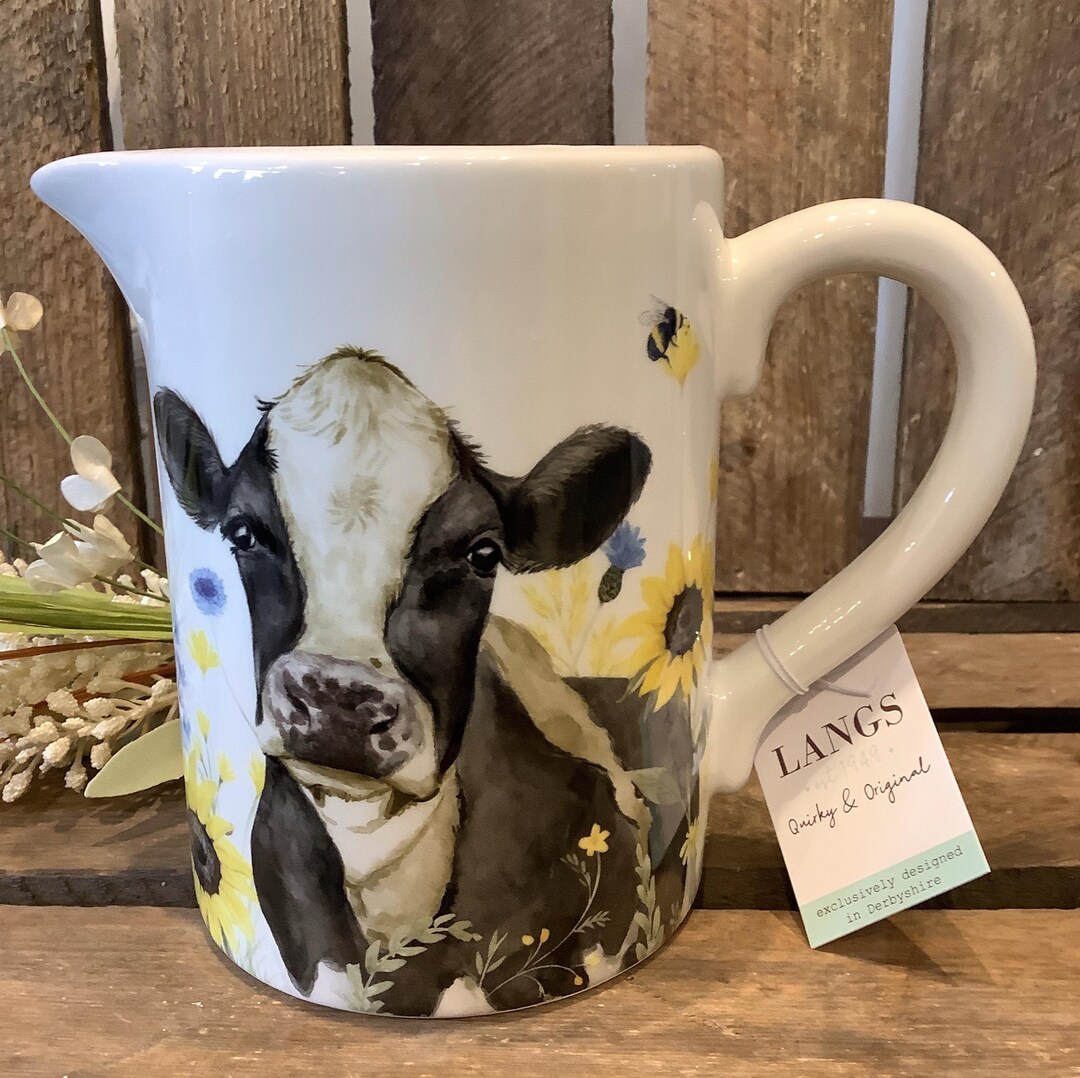 Cow Jug. Kitchen Utensils ,flower Jug,water,custard,gravy.farms,farming ...