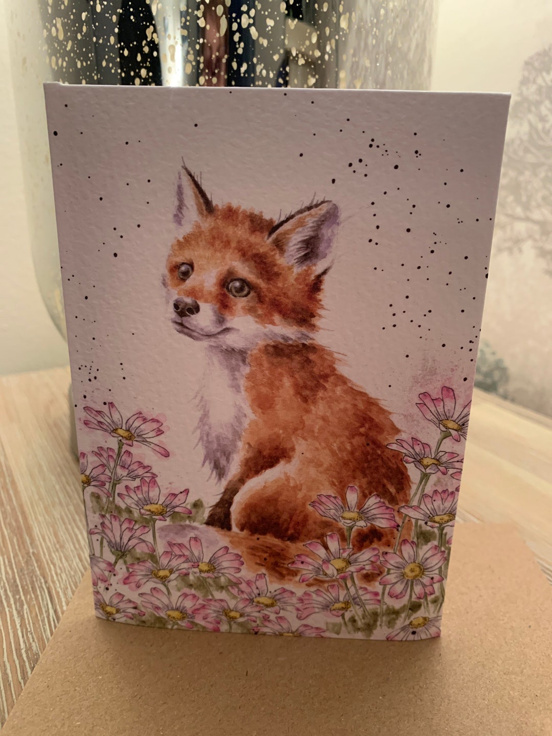 Wrendale Fox Blank Gift Card Contains Wild Flower Seeds, Sow Yourself ...