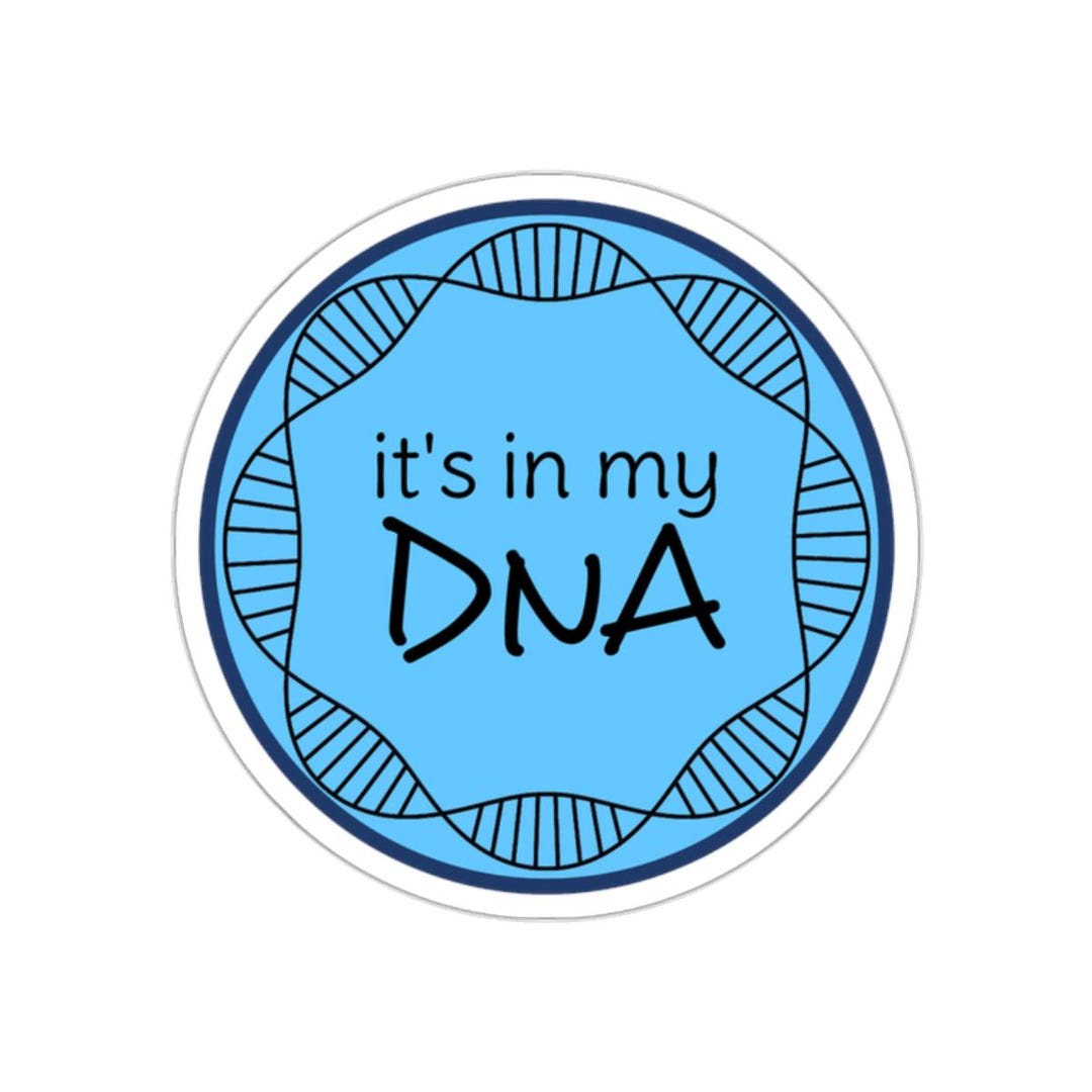 Science it's in My Dna Blue Sticker - Etsy