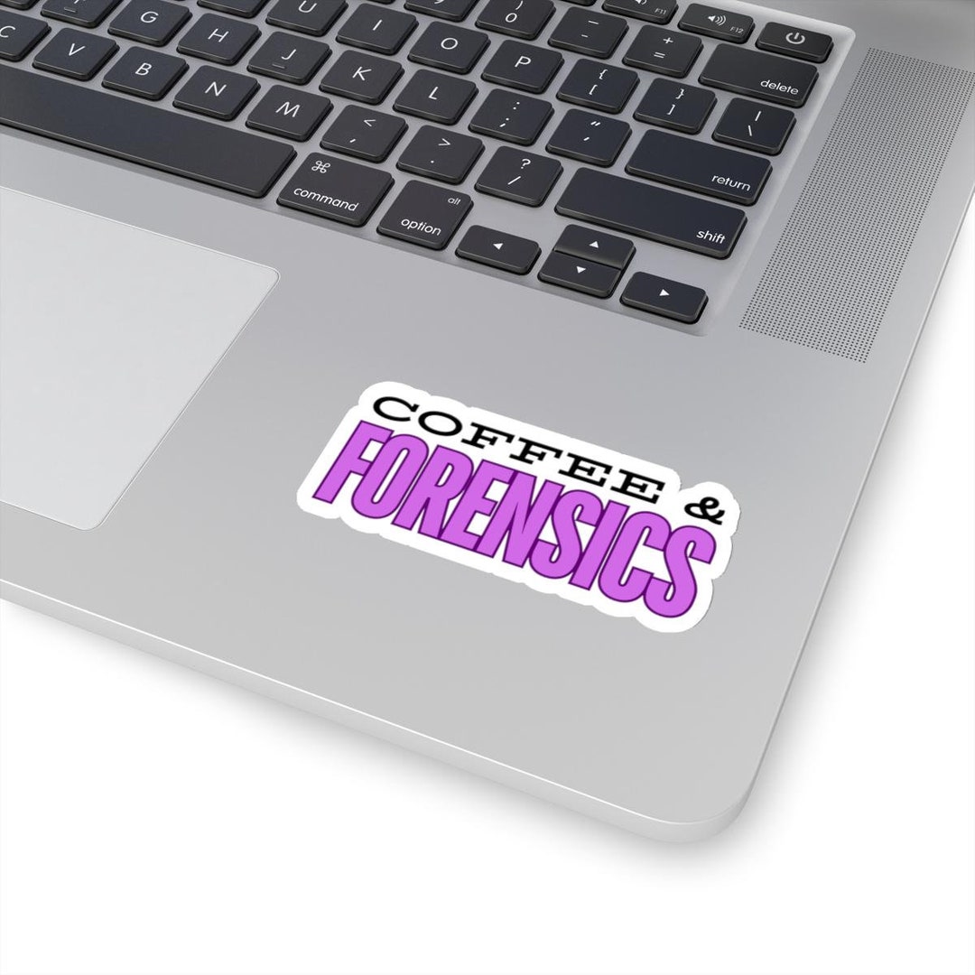 Coffee and Forensic Science Sticker - Etsy