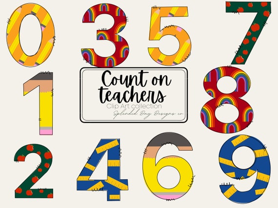 Number Clipart For Teachers
