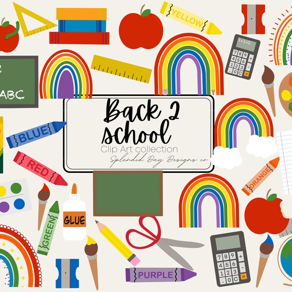 Classroom Clip Art - Etsy