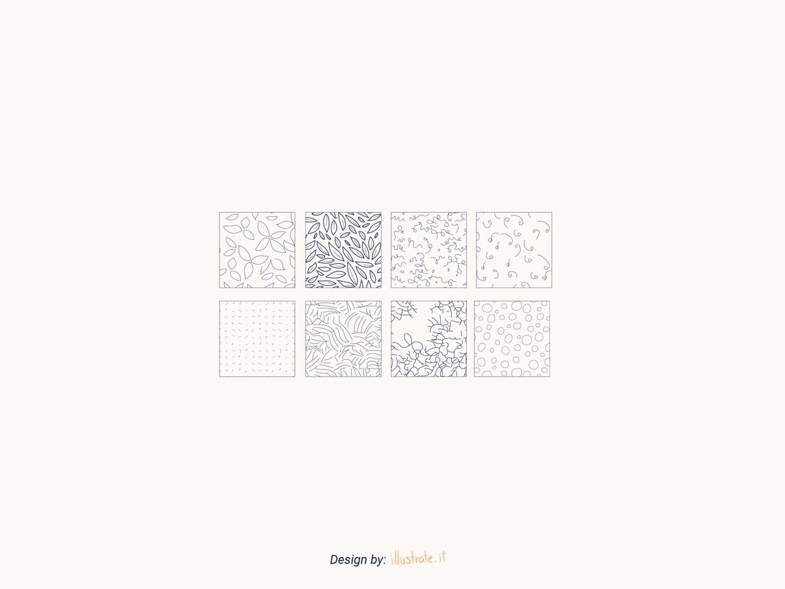 Flat Vector Swatches – Landscape Textures – Adobe Illustrator Pattern ...