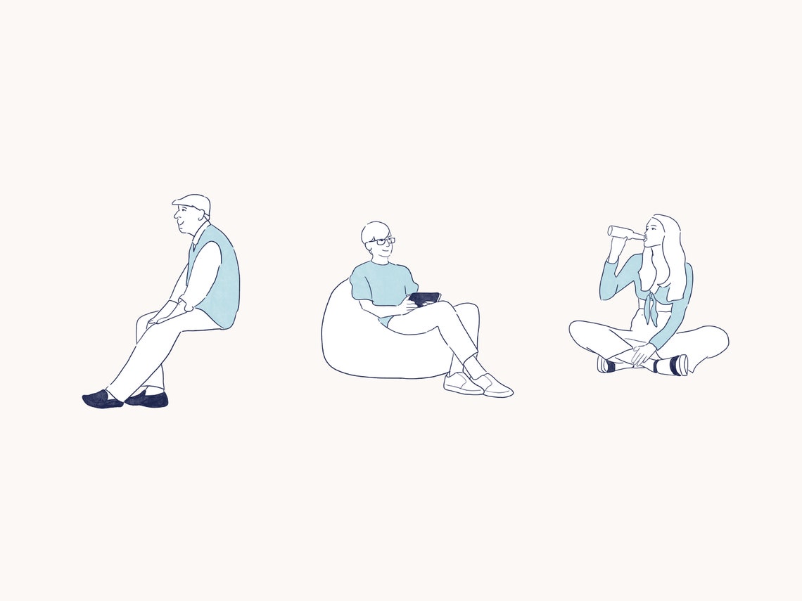 15 Set Flat Vector People - Sitting People Set Illustration - Line Art ... 15 Set Flat Vector People - Sitting People Set Illustration - Line Art ...
