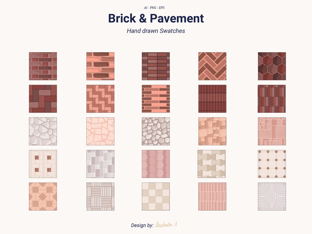 Illustrator 50 Hand Draw Vector Textures - Architectural Vector ...