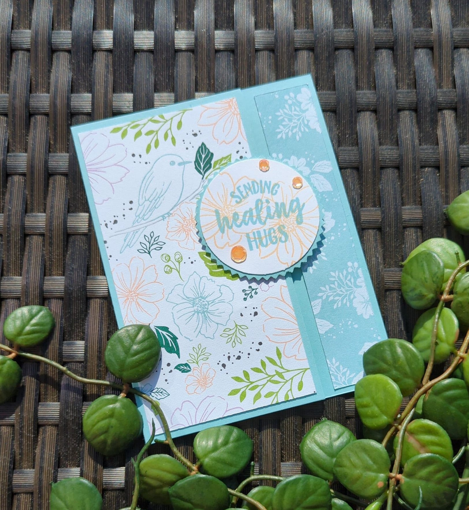 Get Well Soon Card, Feel Better Card, Healing Hugs Card, Card for ...