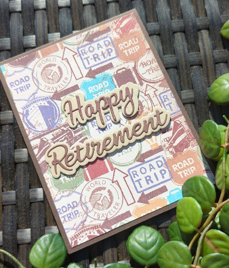 Road Trip Retirement Card, Retirement Cards for Men, Retirement Cards ...