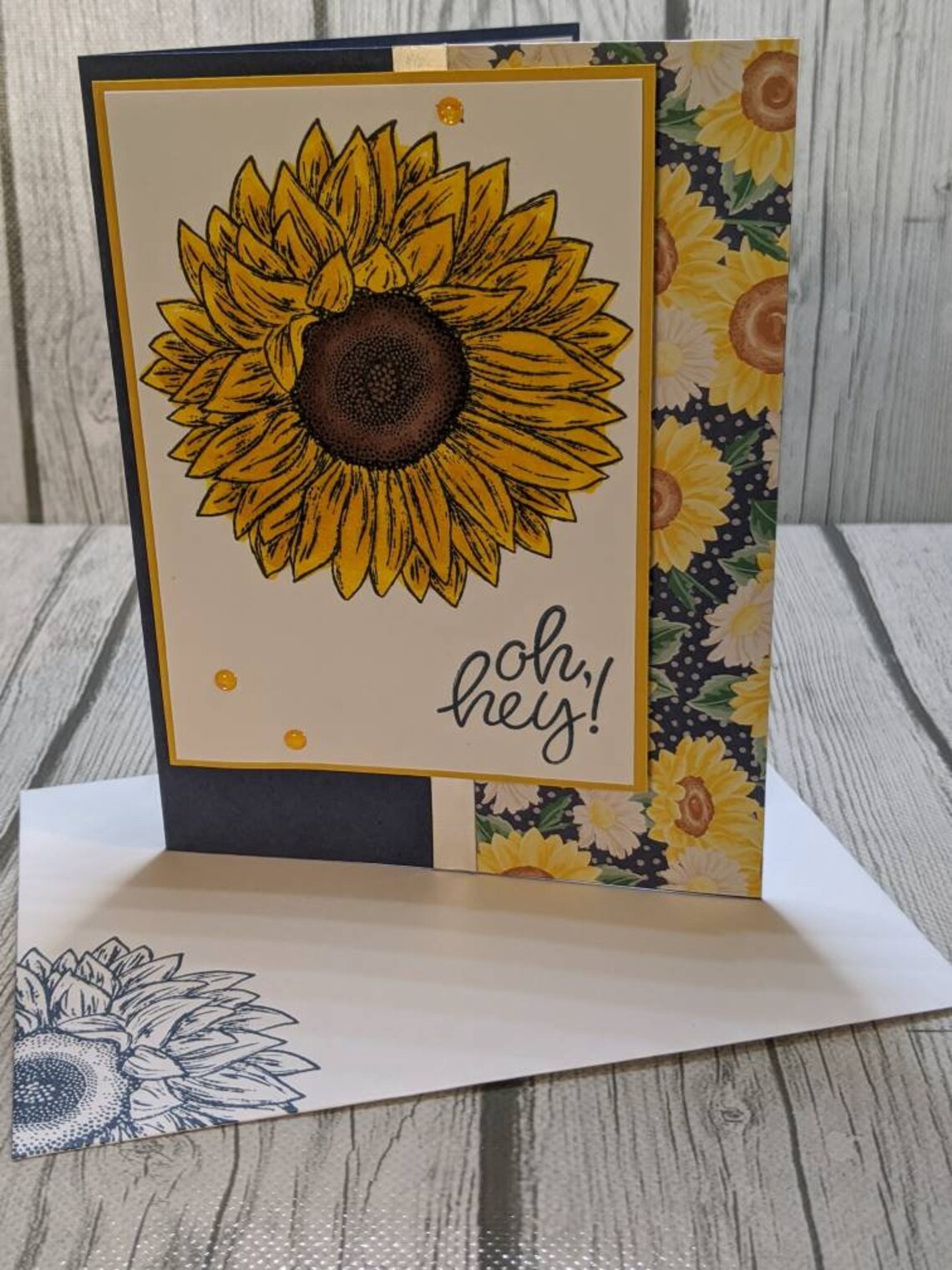 Thinking of You Cards Stampin up Celebrate Sunflower Cards - Etsy