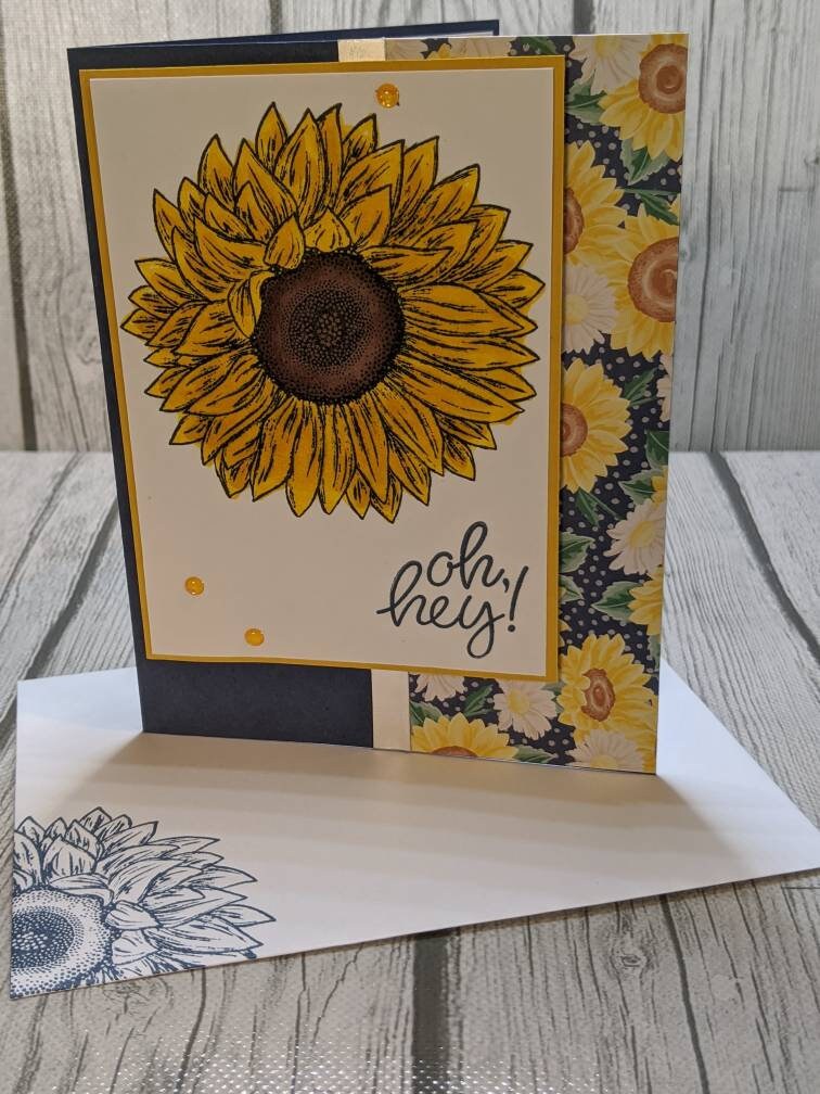 Thinking of You Cards, Stampin up Celebrate Sunflower Cards, Cards With ...