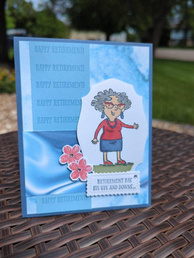 Handmade Retirement Card, Stampin up Cards, Cards for Retired Women ...