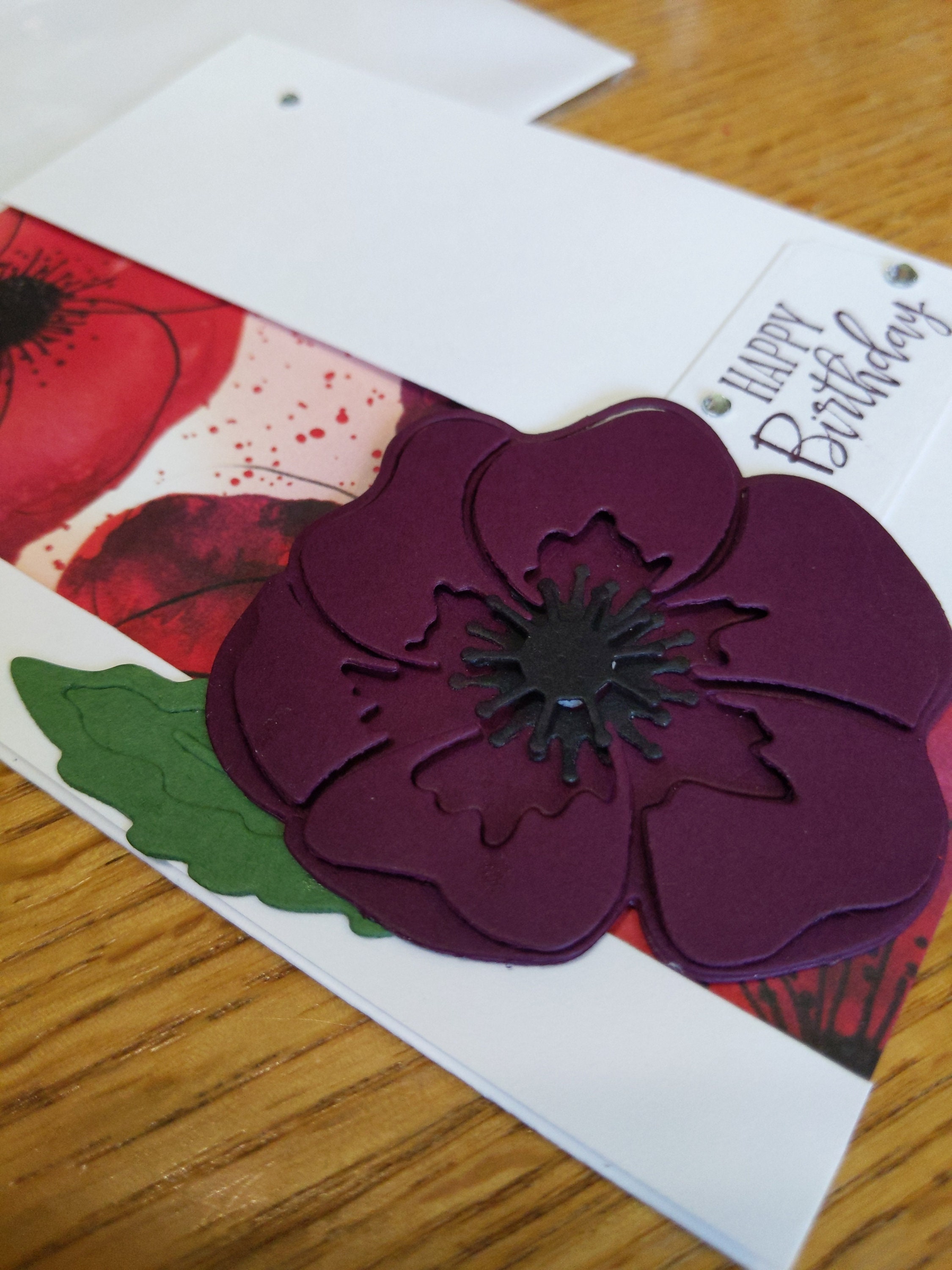 Poppy Birthday Cards, Peaceful Moments Stampin' up Cards, Peaceful ...