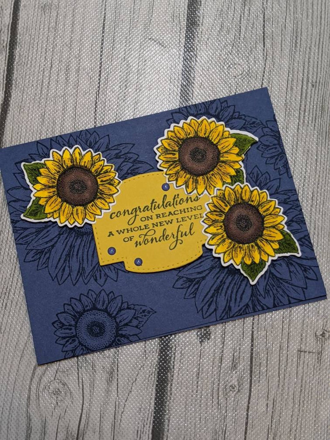 Congratulations Cards, Stampin up Celebrate Sunflowers, Sunflower Cards ...