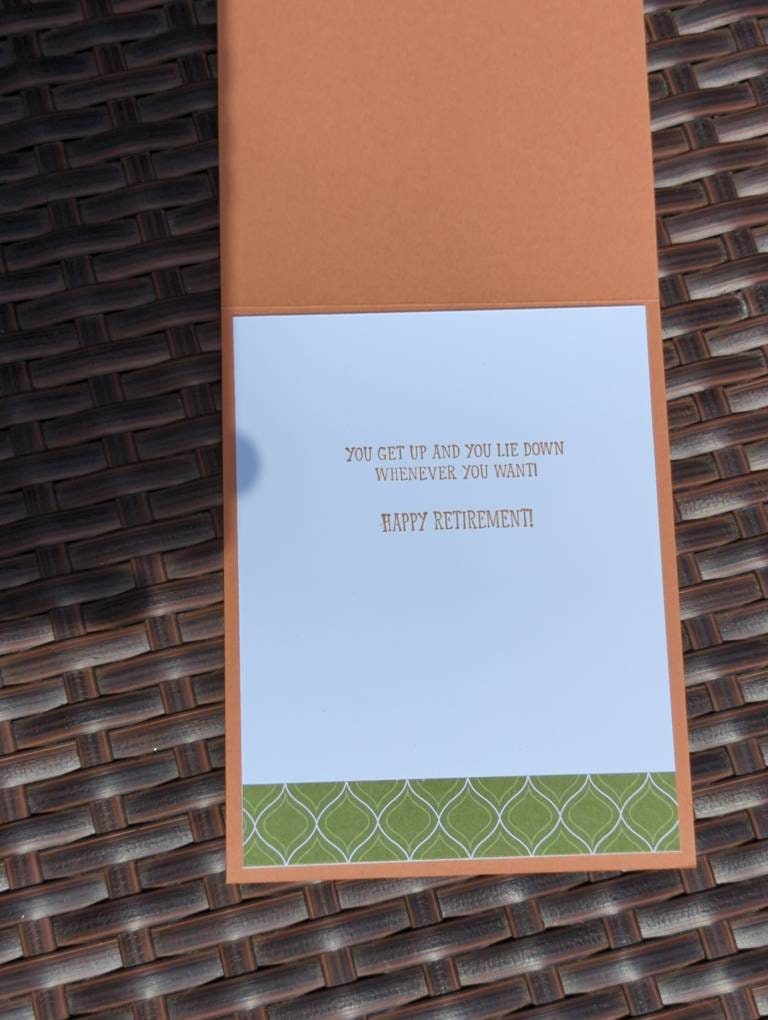 Handmade Retirement Card, Stampin up Cards, Cards for Retired Women ...