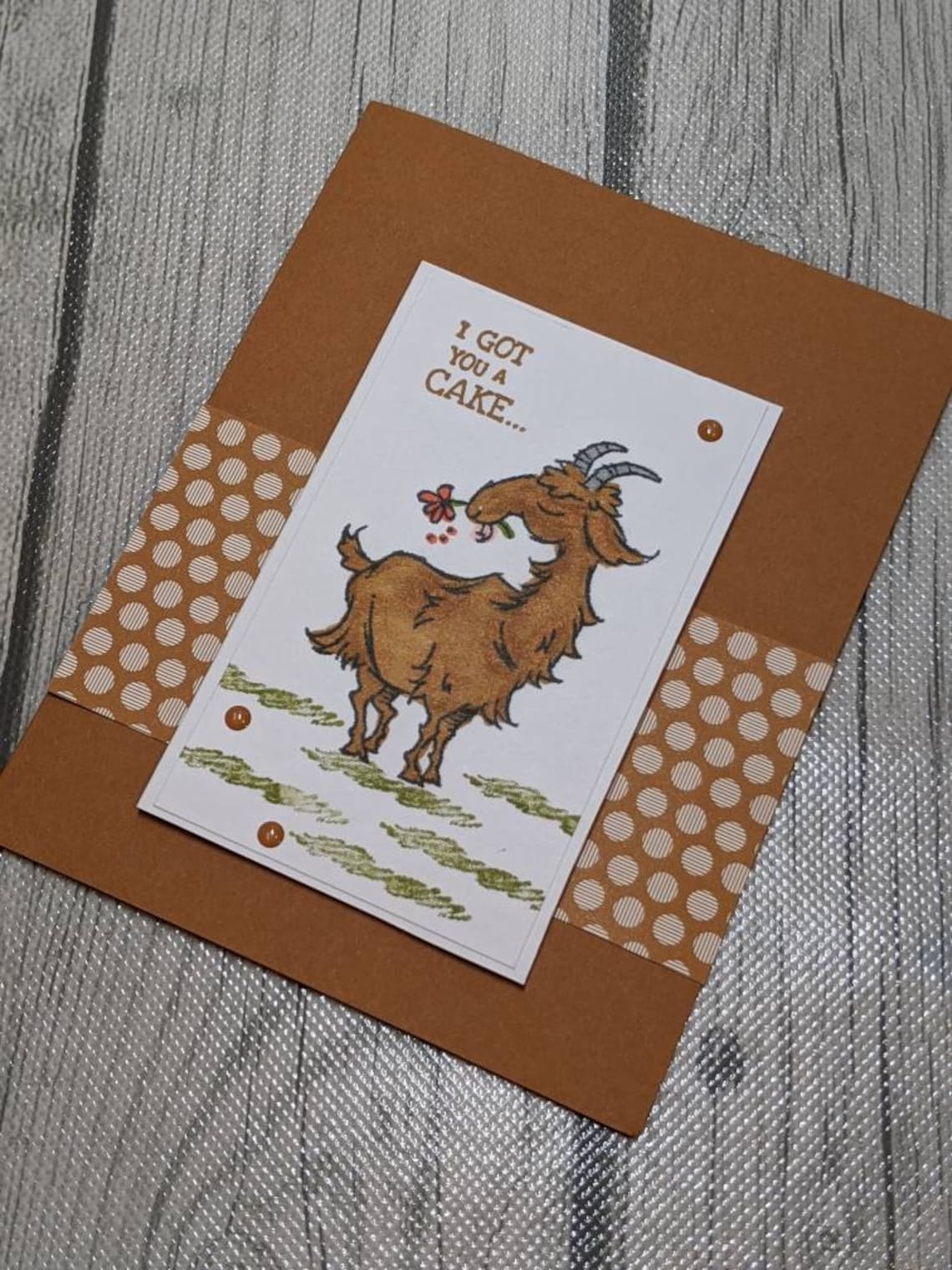 Birthday Cards for Men Stampin up Way to Goat Goat Cards - Etsy