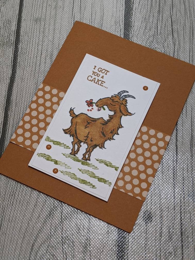 Birthday Cards for Men, Stampin up Way to Goat, Goat Cards, Cards With ...