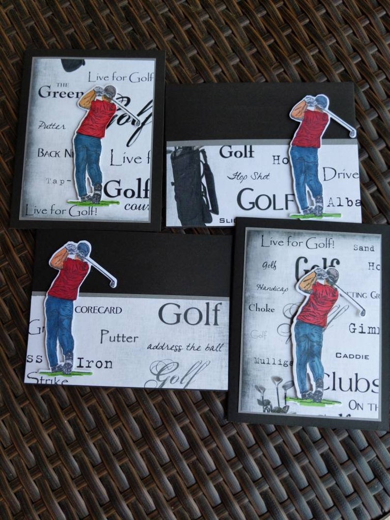 Handmade Birthday Card, Cards for Golfers, Cards for Guys, Stampin up ...