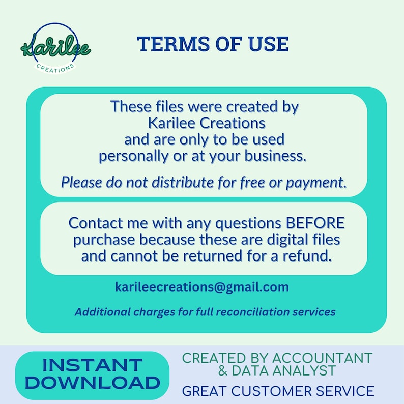 Easy Excel Check Register and Bank Reconciliation Template With Step by ...