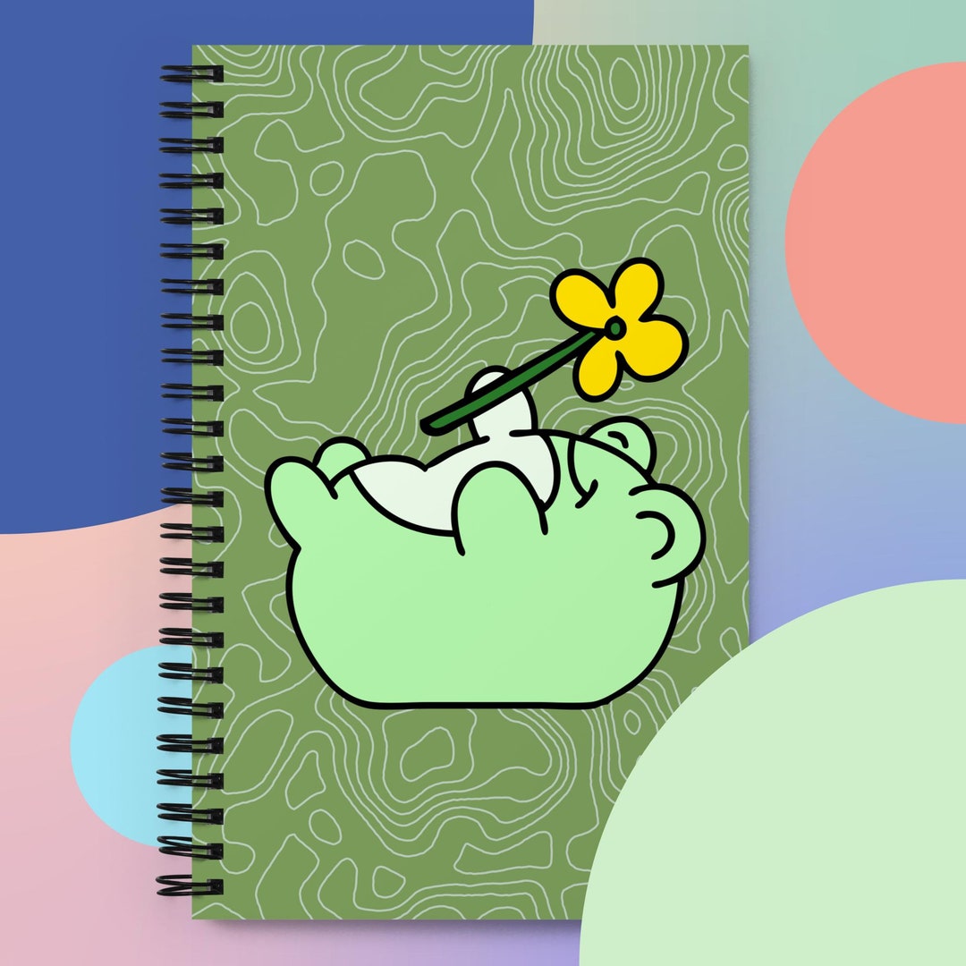Frog Spiral Notebook - Etsy