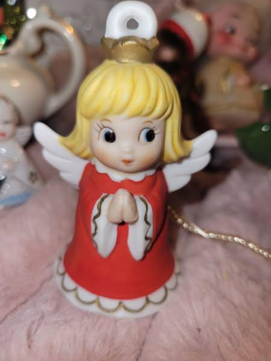 Lefton Angel Bell - Etsy