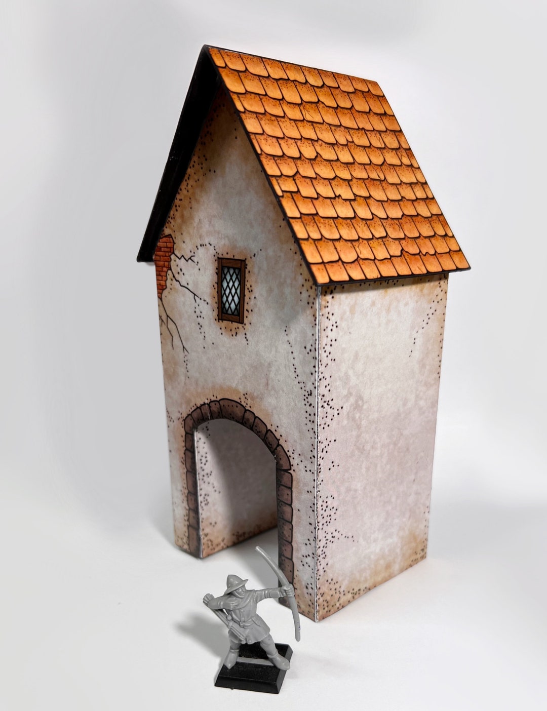 Oldhammer Gatehouse - 28mm Fantasy Paper Building - Etsy