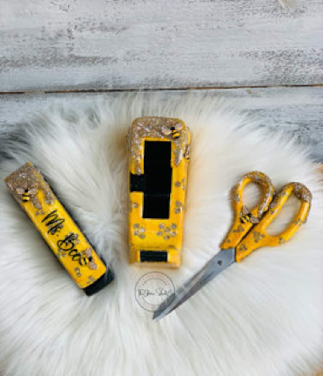 Honey Bee Office Desk Set - Etsy