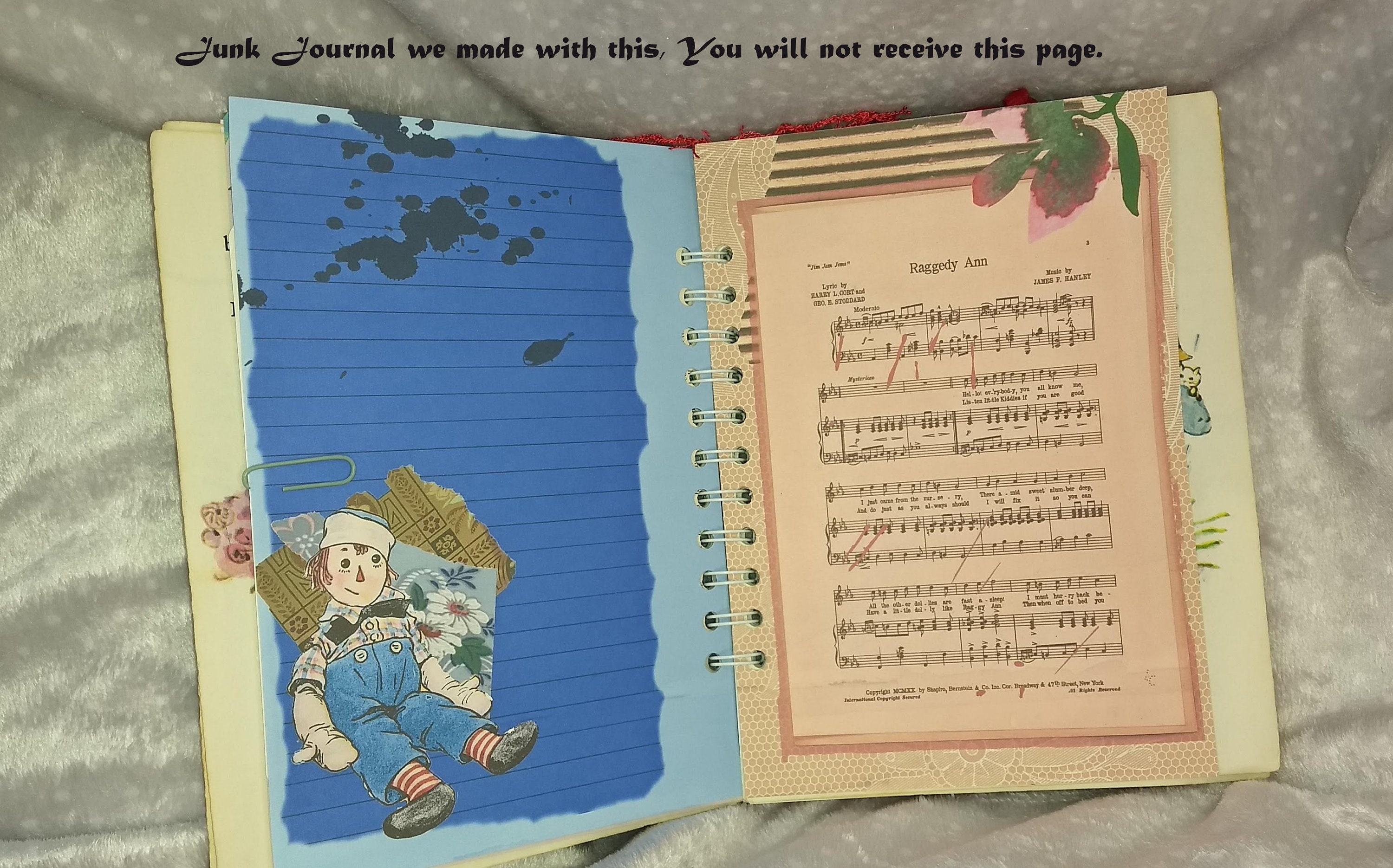 DIGITAL 19 PAGES of Raggedy Ann and Andy Junk Journal DIGITAL - Etsy