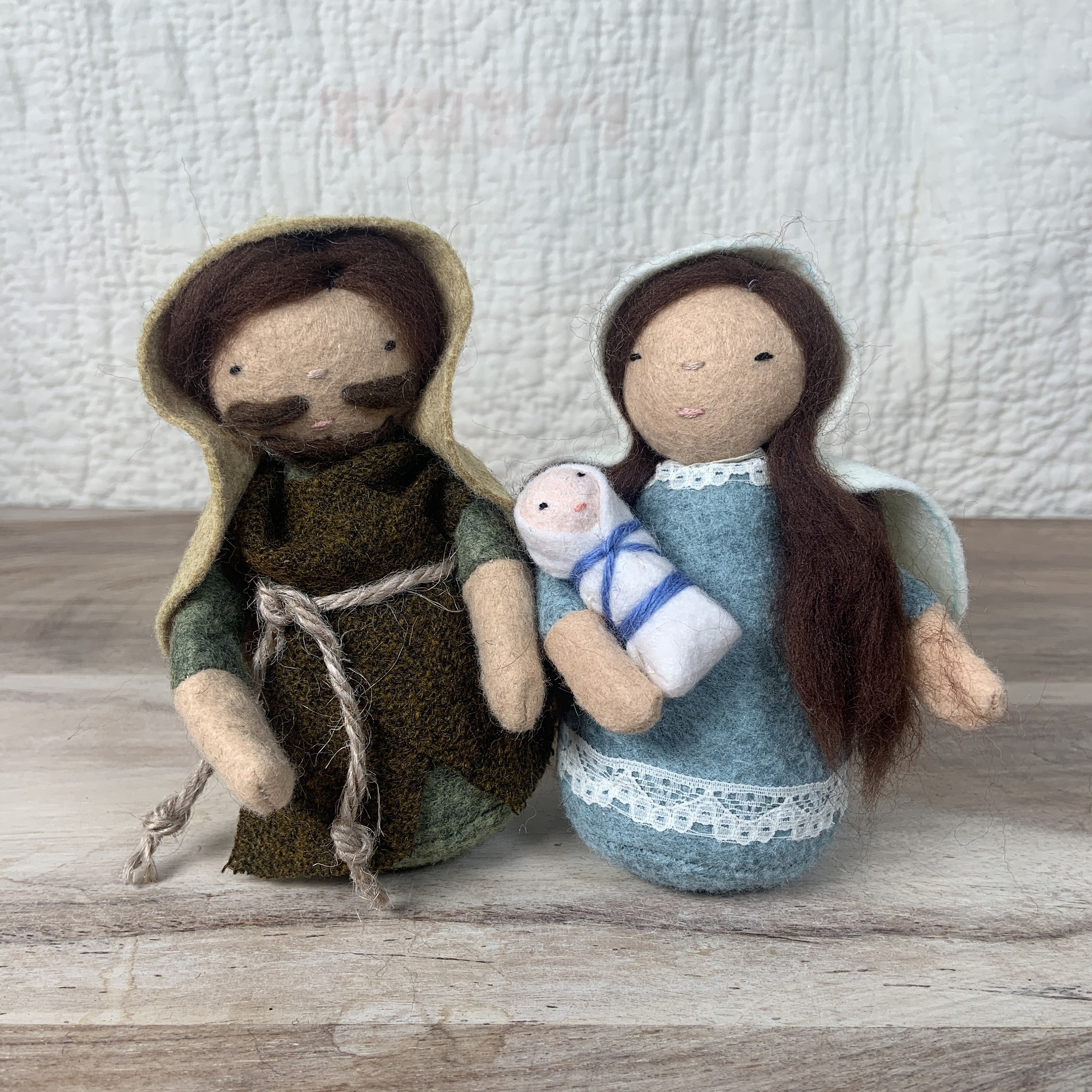 Handmade Nativity Friends Collection | HOLY FAMILY NATIVITY Set ...