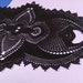 Black Table Runner in Dark Victorian Style for Coffee Table Decor - Etsy