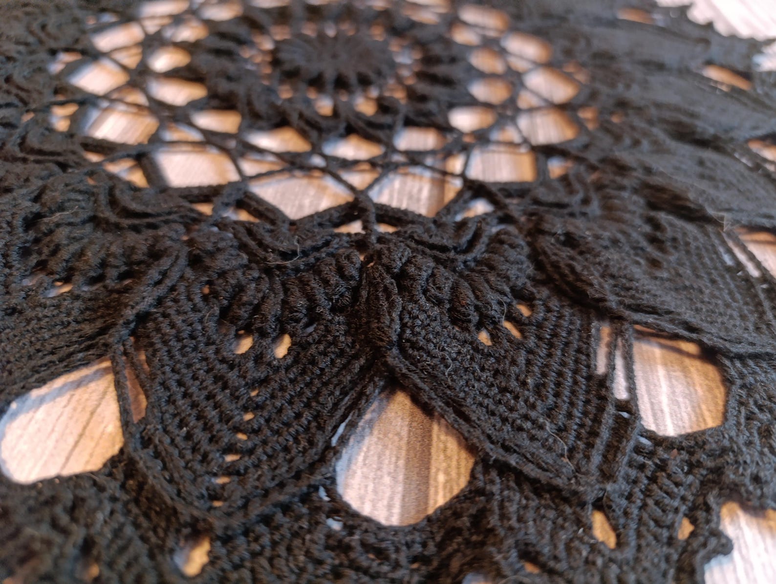 Victorian Black Lace Doilies Like Witchy Room Decor | 15in Diameter - Etsy