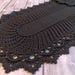 Set Gothic Doily, Crochet Black Doilies Like Dark Home Decor - Etsy