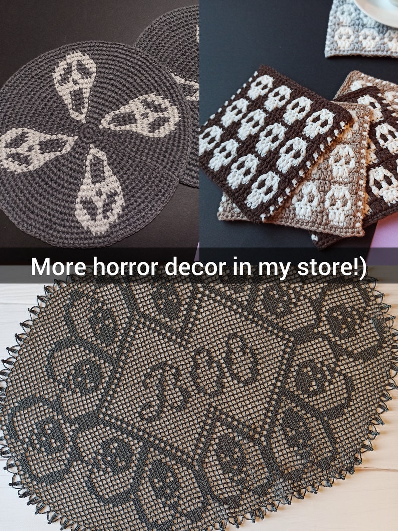Black Table Runner in Dark Victorian Style for Coffee Table Decor - Etsy