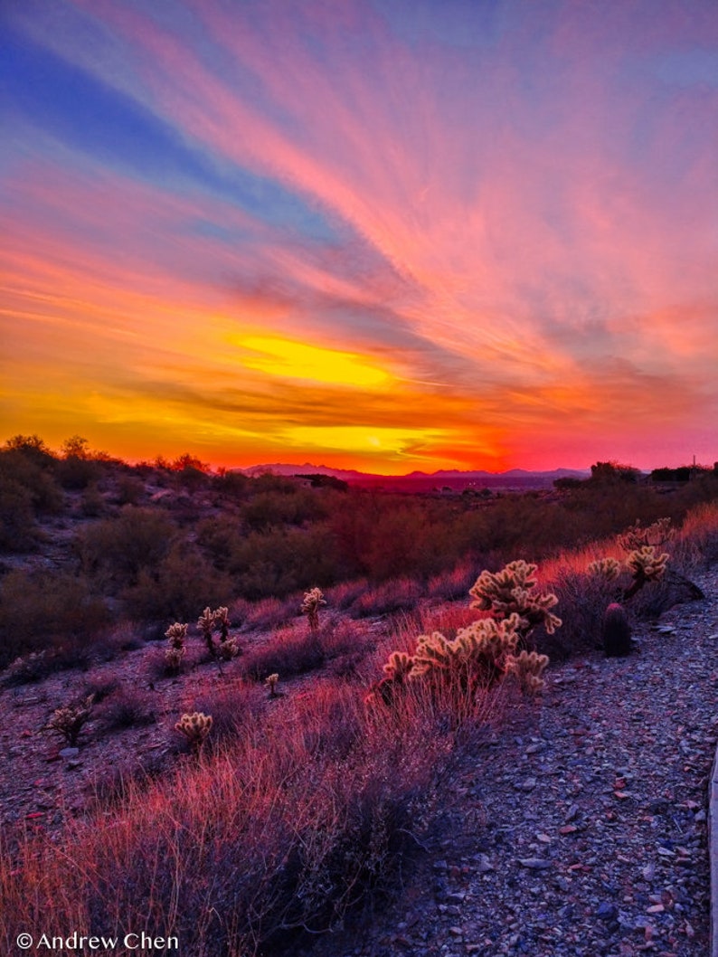 GORGEOUS Phoenix Arizona Sunset - Digital Download Printable Photo ...