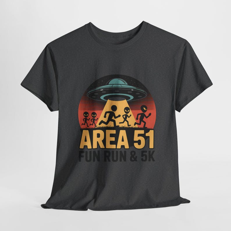 Area 51 Fun Run Tee: Retro Alien Graphic, UFO Enthusiast Gift - Etsy