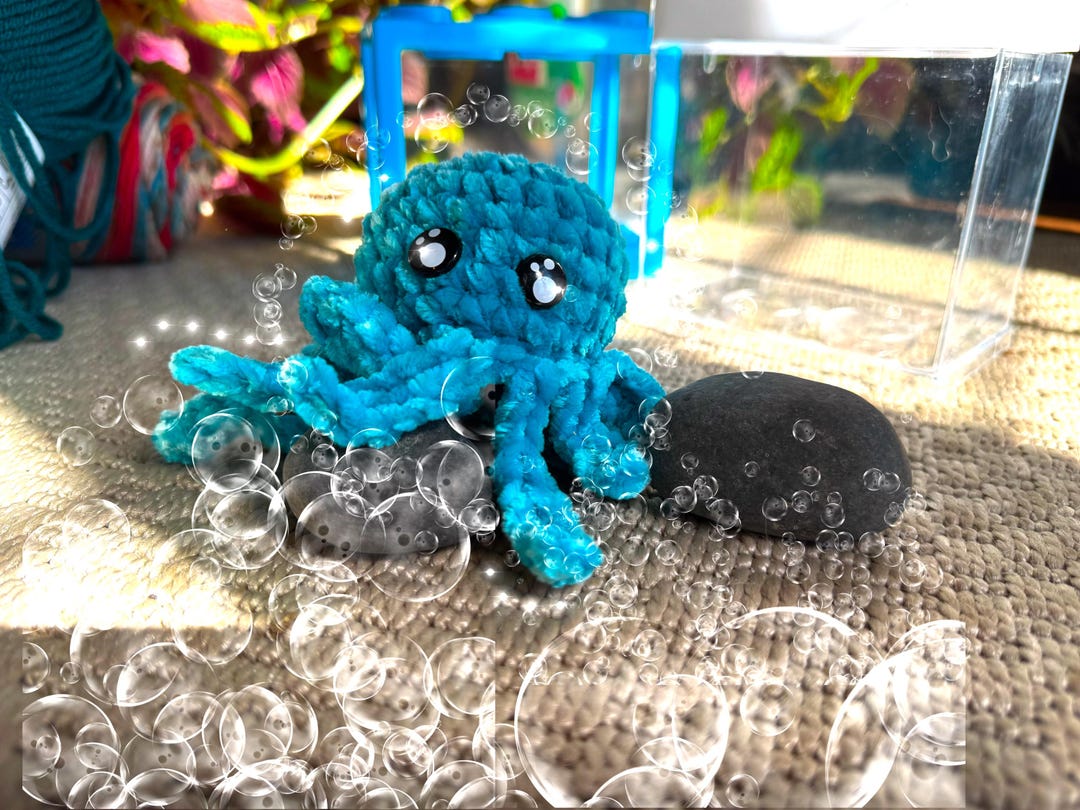 Super Squishy Octopus Adorable Amigurumi Handmade With Love One-of-a ...