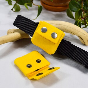 Sunshine - Dog Tag Silencer / Tag Bag / Dog Tag Holder / Dog Tag Holder ...