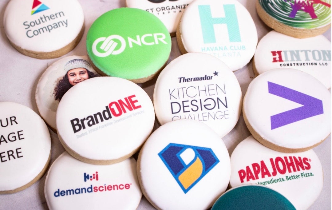 6 Custom Print Logo and Photo Cookies - Etsy