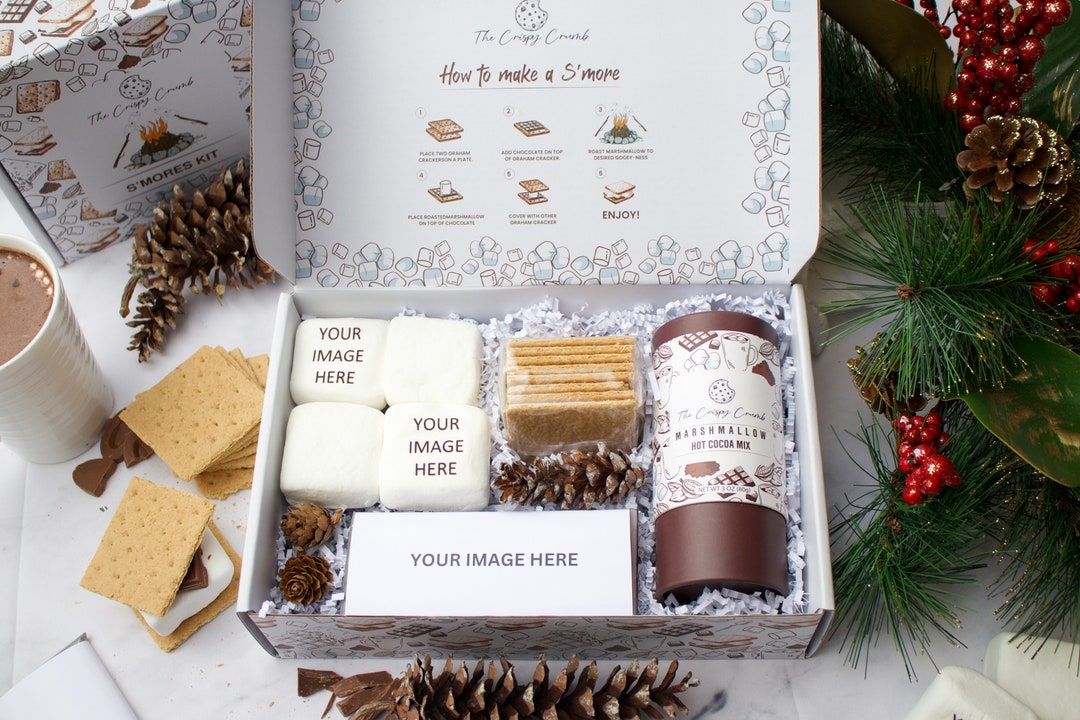 Branded S’mores & Hot Cocoa Kit - Etsy