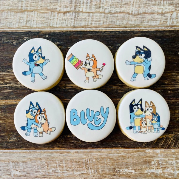 Bluey Cookies - Etsy